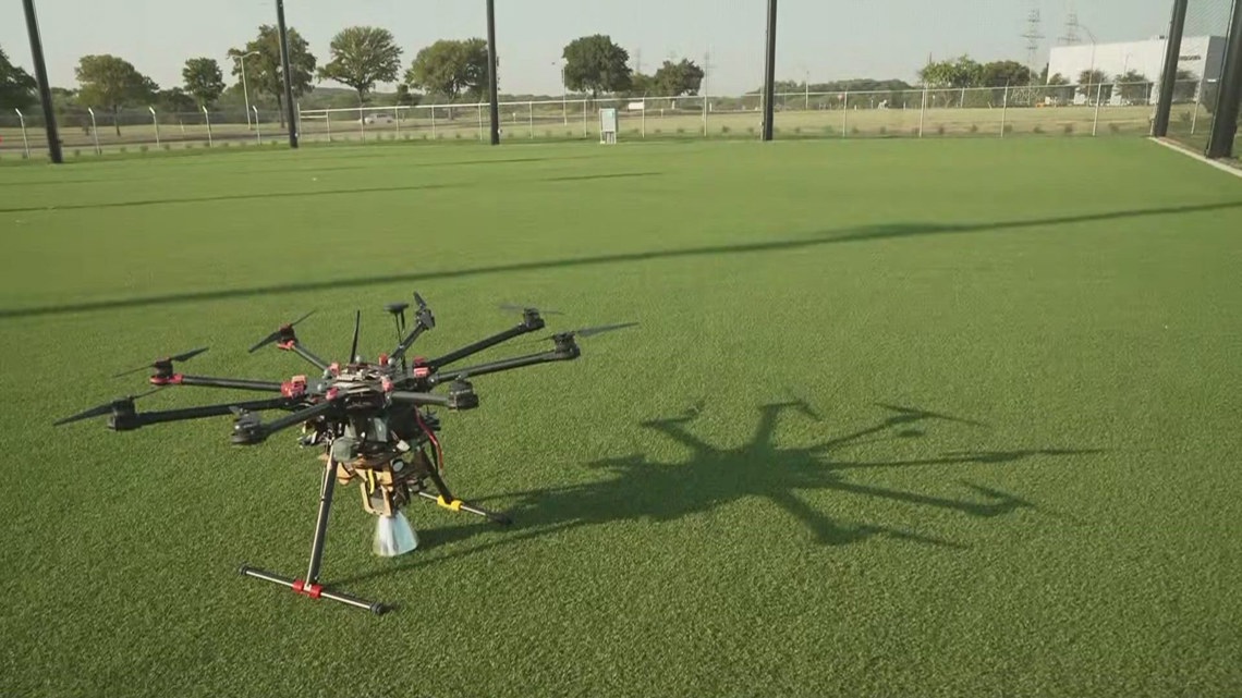 UTA unveils $2.3M drone research facility | wfaa.com