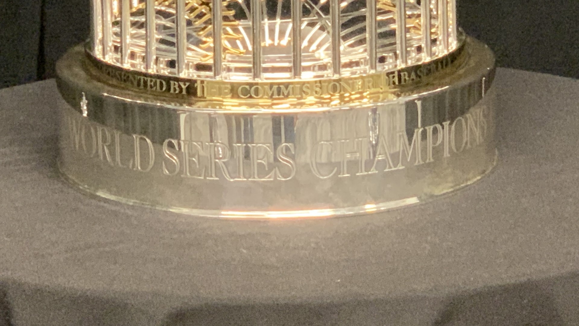 PHOTOS: World Series trophy tour at Globe Life Field | wfaa.com