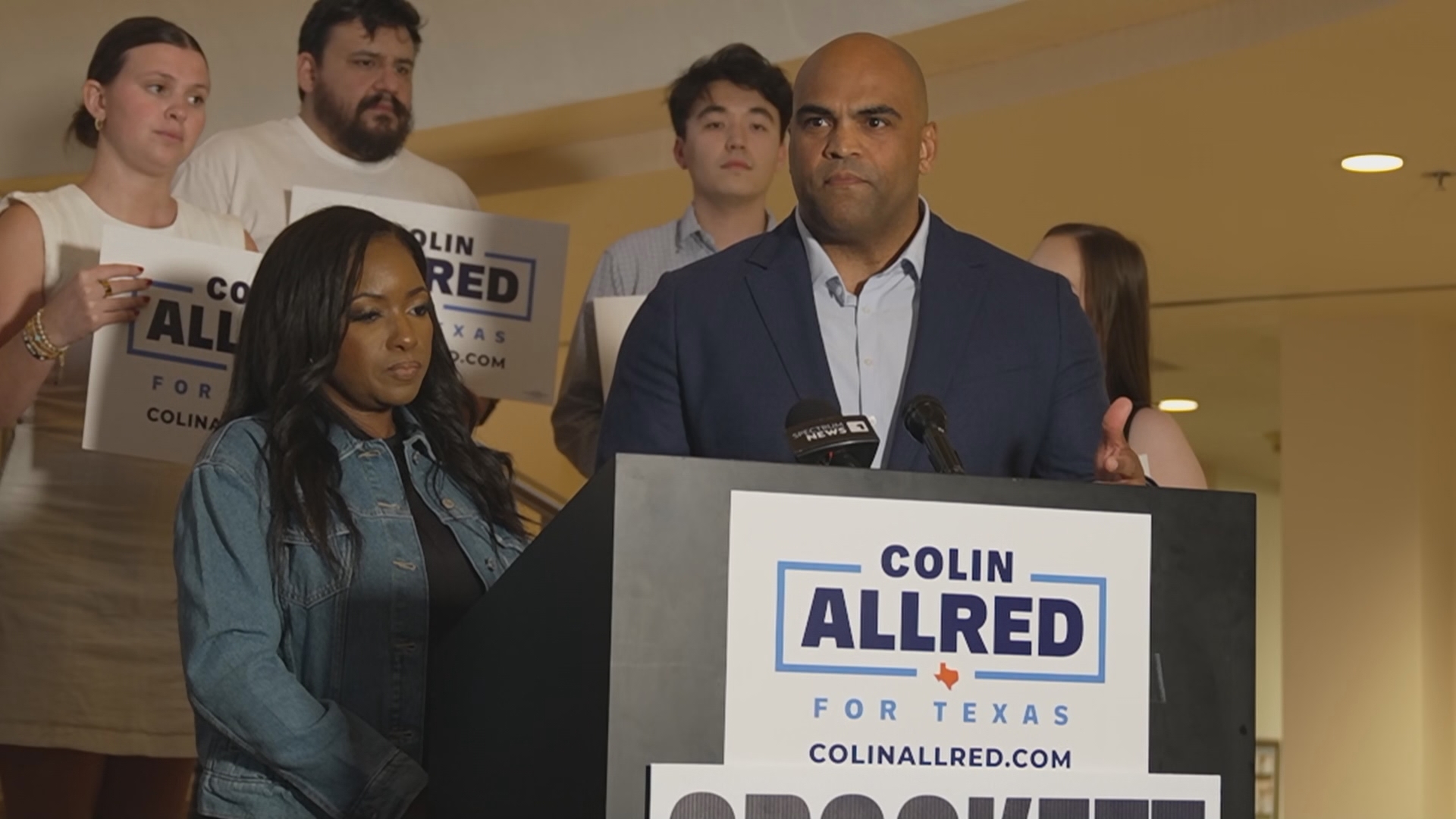 Jasmine Crockett and Colin Allred discuss Dallas County voting ...