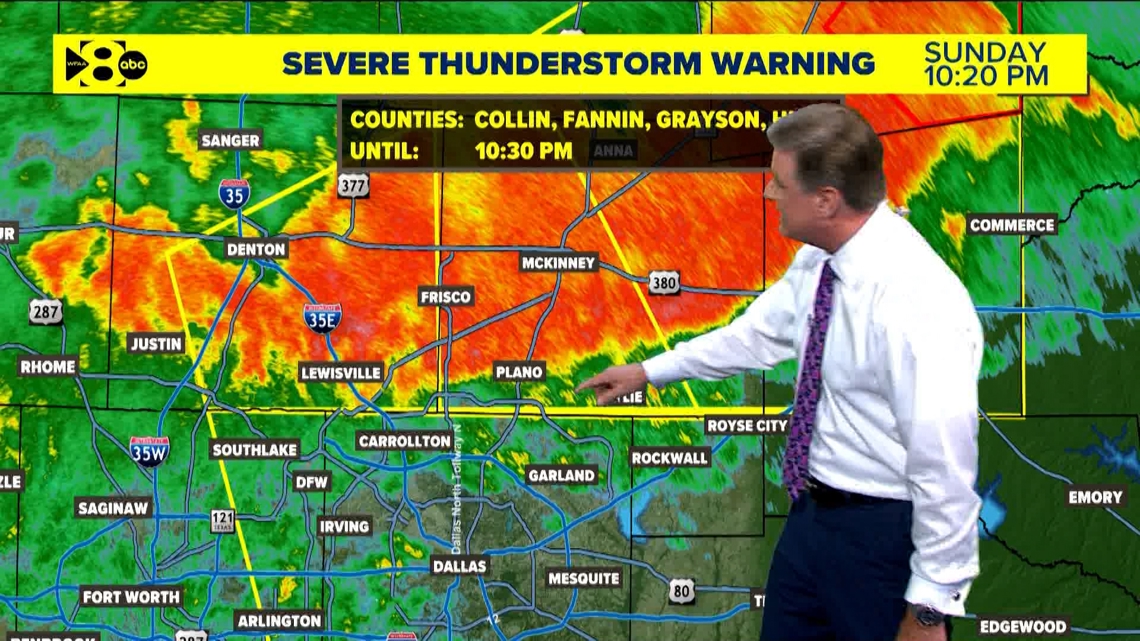 LIVE: WFAA provides update as severe weather comes through North Texas ...