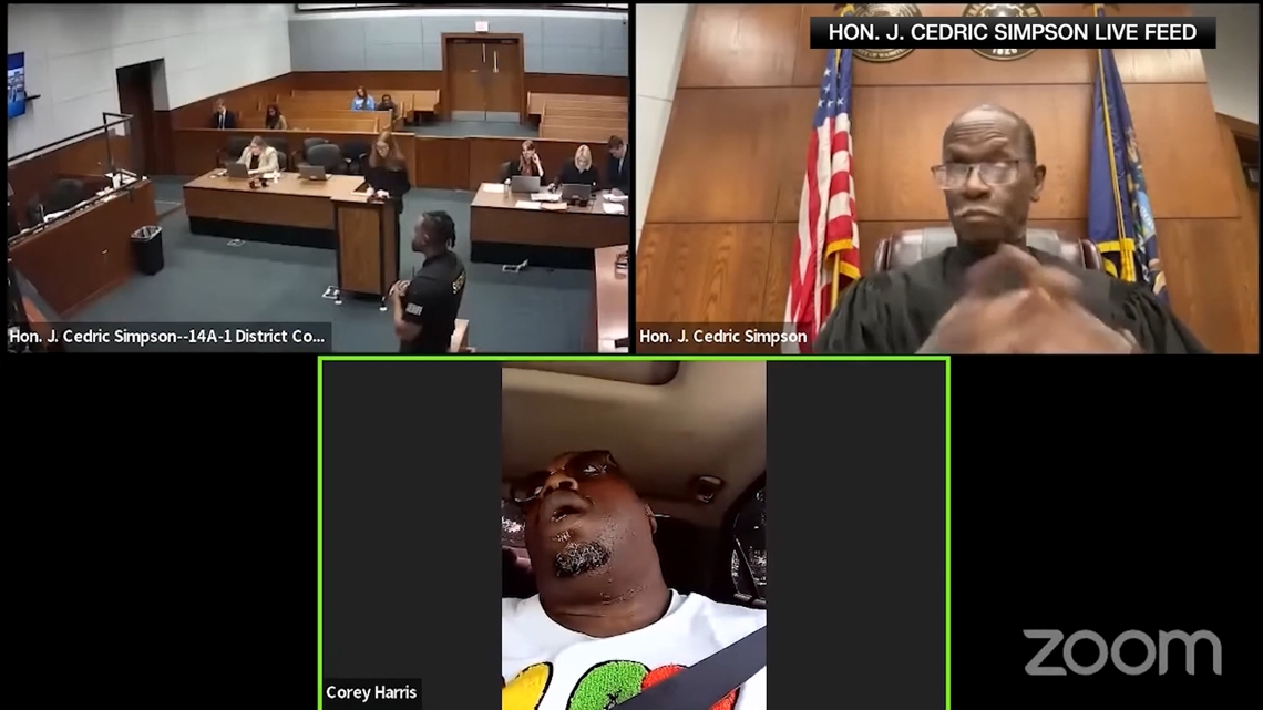 Michigan man with suspended license appears in virtual court hearing ...