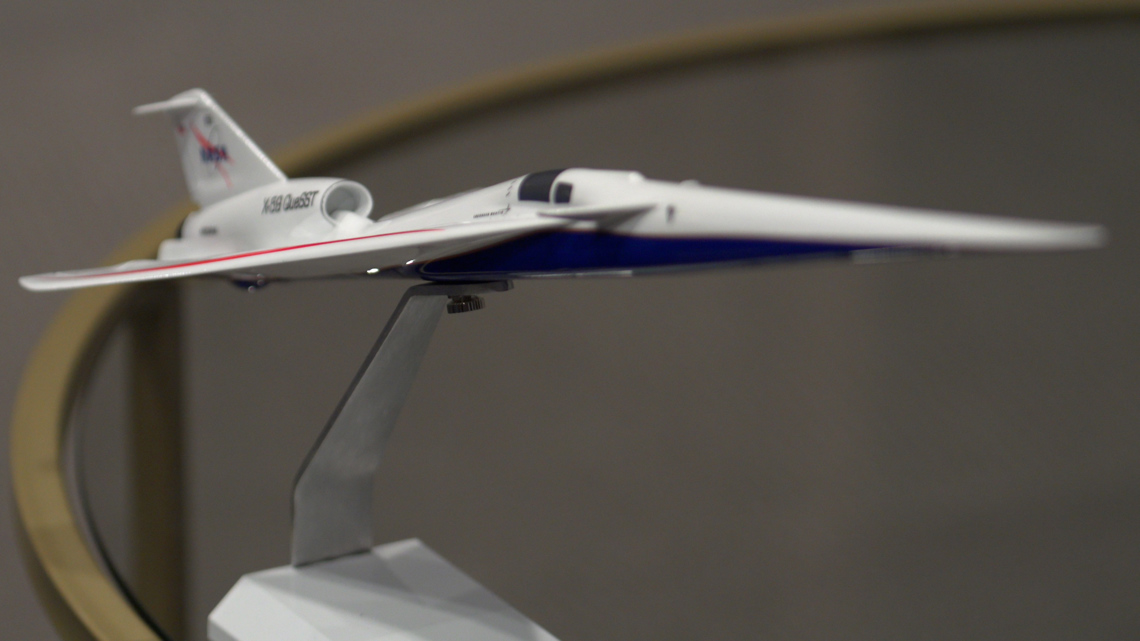 NASA's X59 aims for quiet supersonic flight | wfaa.com