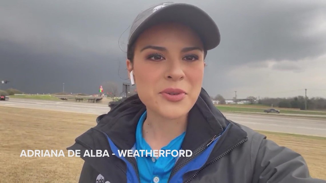 DFW weather: WFAA reporters give firsthand look at start of Thursday's ...