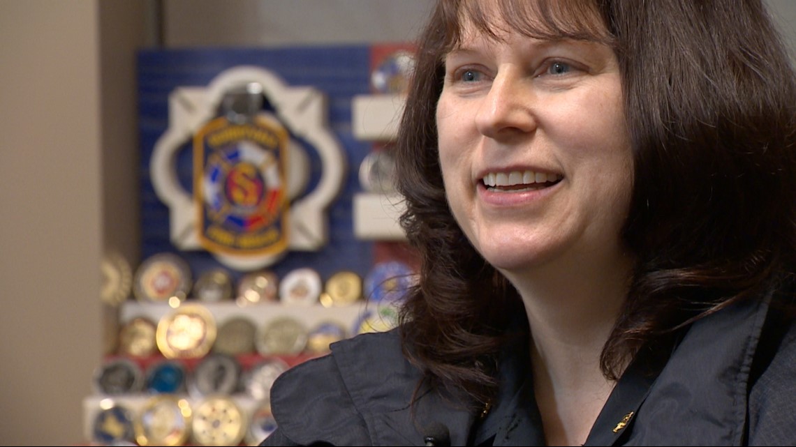 Sunnyvale swearing in North Texas' first female fire chief | wfaa.com