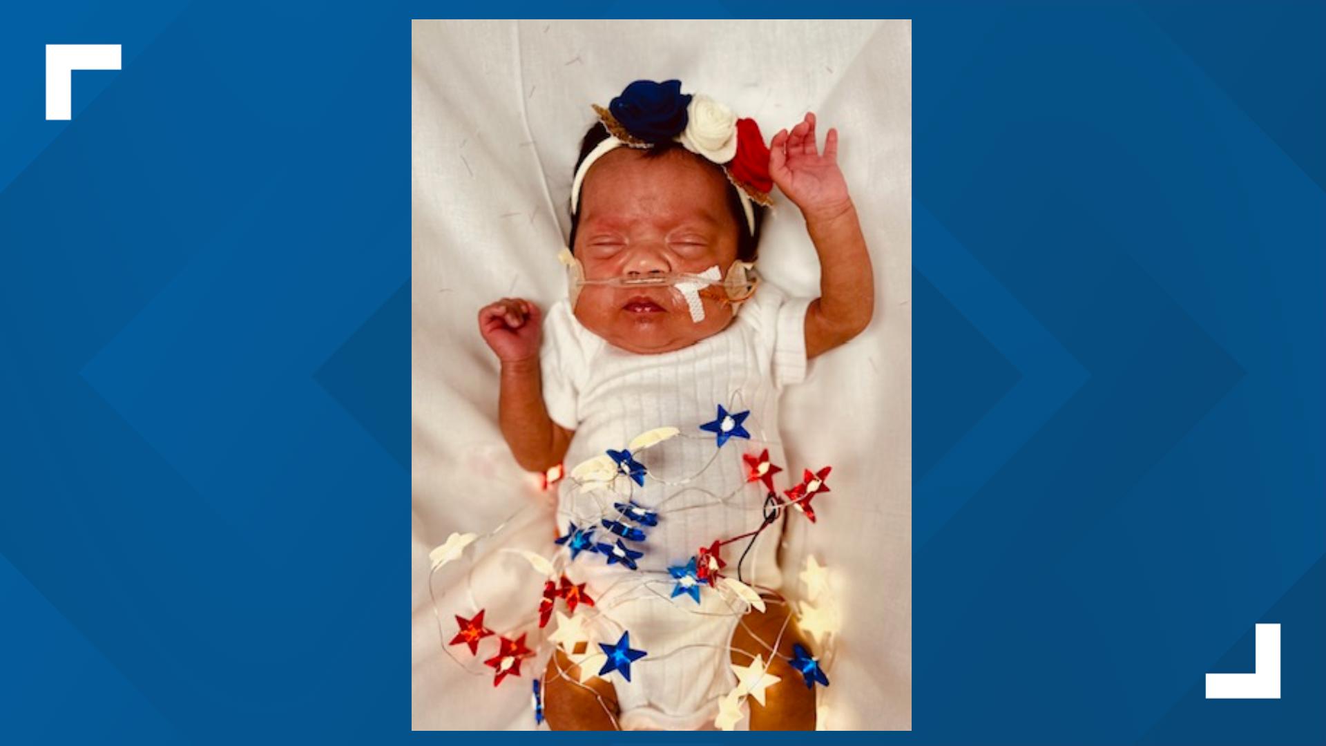 North Texas NICU babies sparkle in Fourth of July outfits | wfaa.com