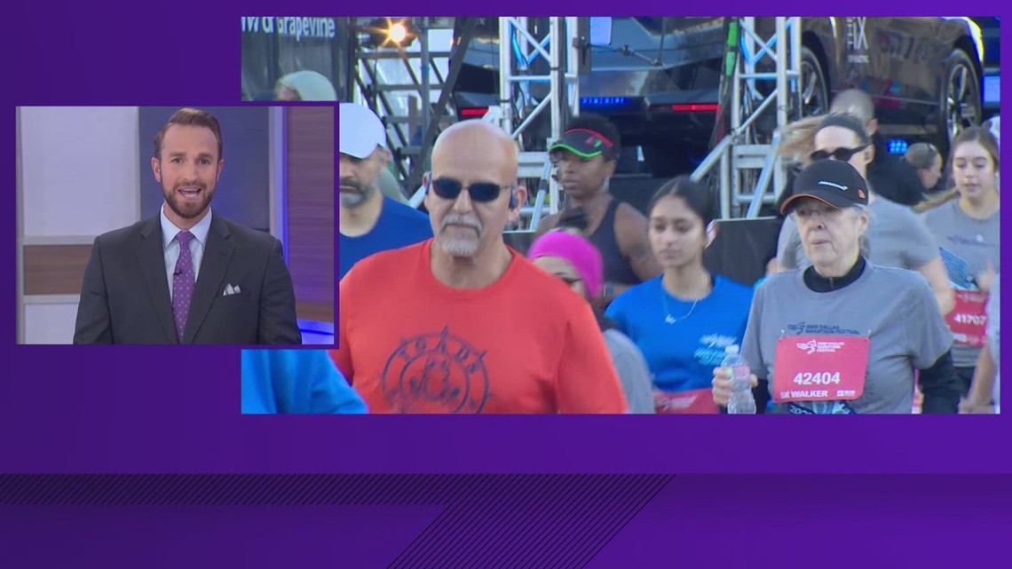 Thousands of runners take to BMW Dallas Marathon | wfaa.com