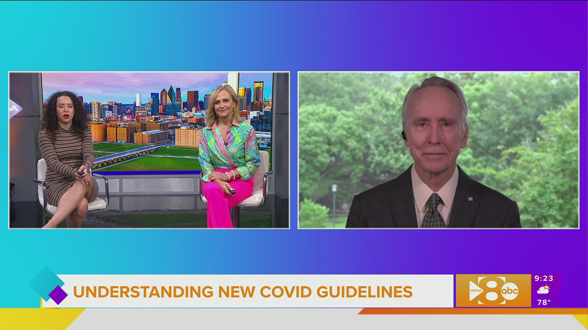 Understanding new COVID guidelines with Dr. David Winter | wfaa.com