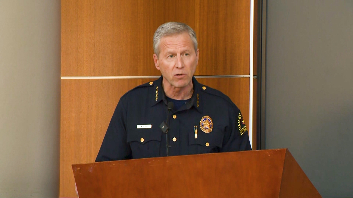Dallas Police Chief Michael Igo discussed department's policy on ...