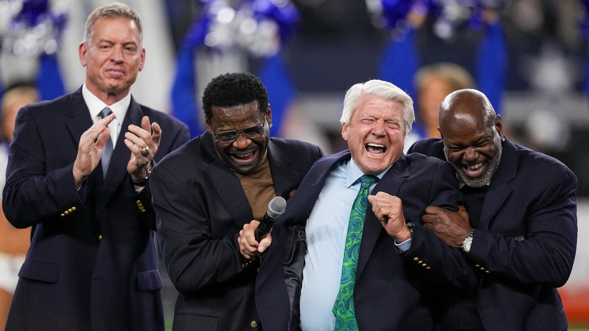 Cowboys vs. Lions | Jimmy Johnson inducted to Ring of Honor | wfaa.com