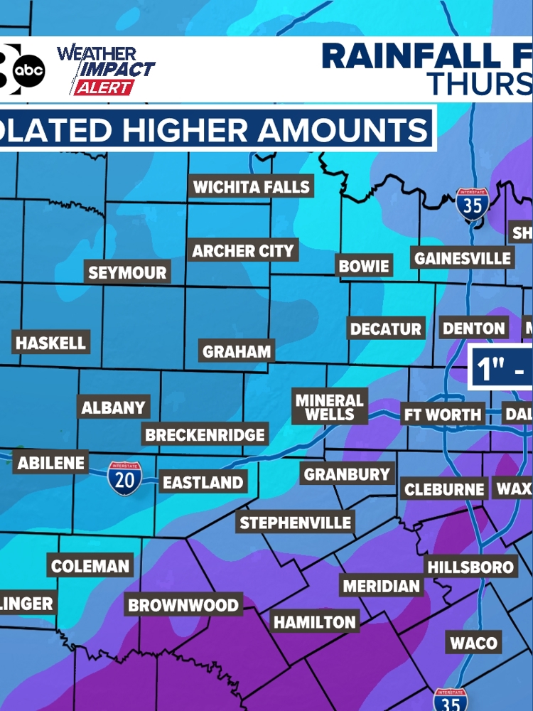 WFAA Weather Alert Day: Widespread rain has arrived in North Texas ...