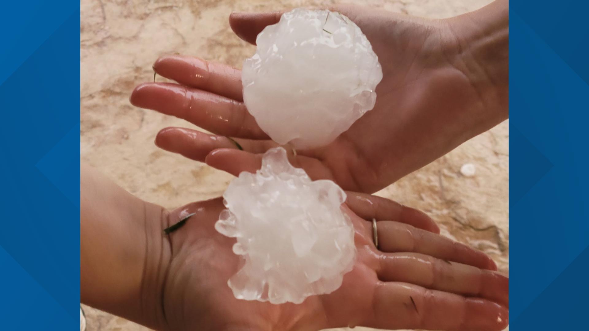 DFW Weather: Storms bring large hail to North Texas | wfaa.com