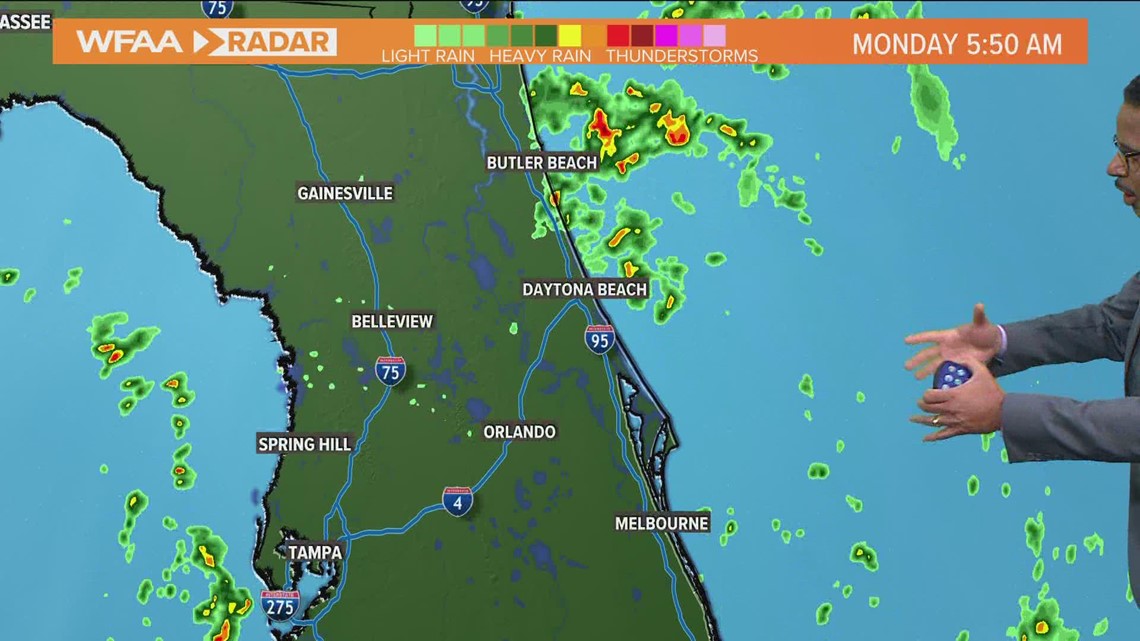 Artemis rocket launch weather update: What the radar shows Monday ...