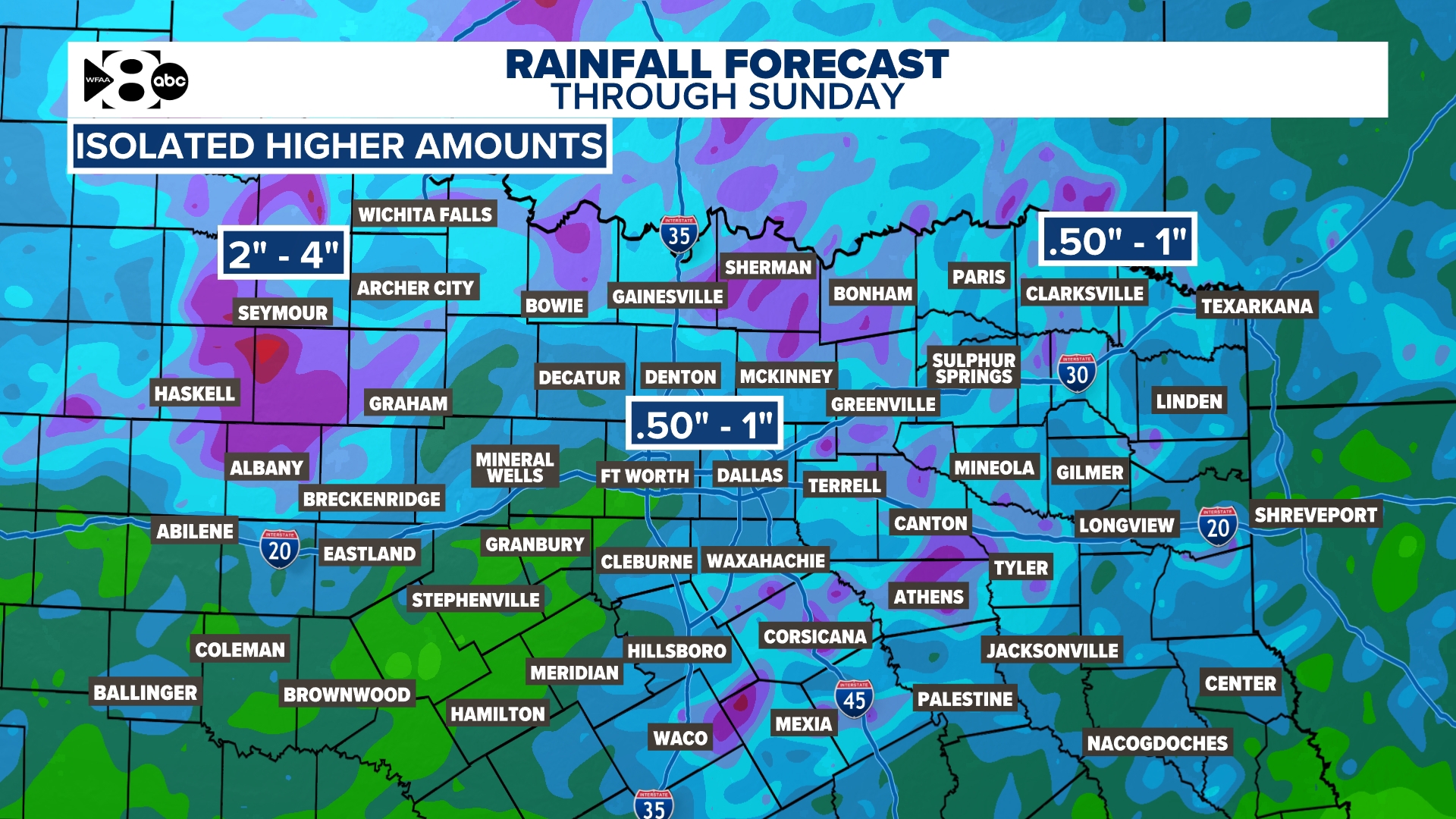 DFW weather: Latest forecast, radar, storm chances | wfaa.com