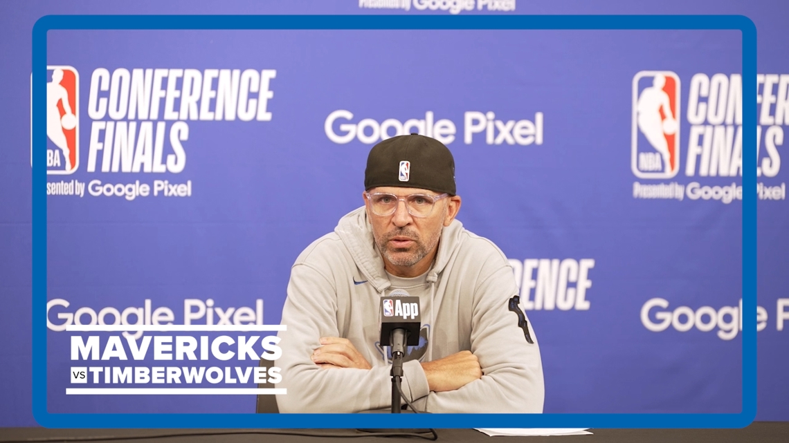 Jason Kidd | Mavs vs. Timberwolves Game 2 pregame press conference ...
