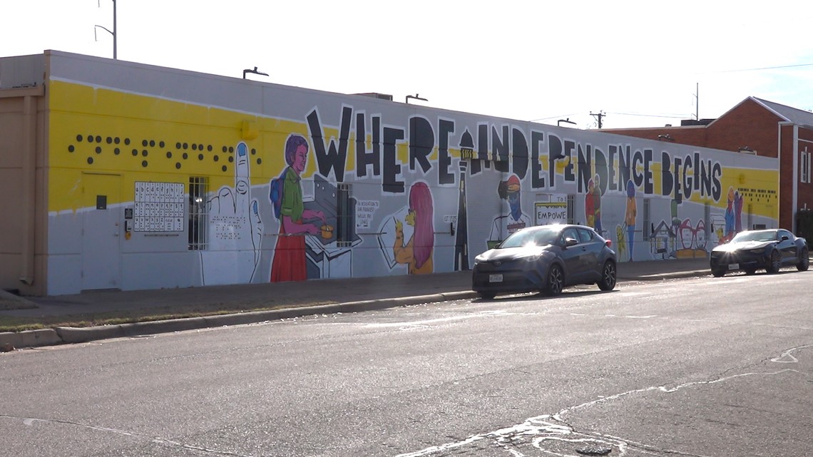 New mural brings art to the blind | wfaa.com