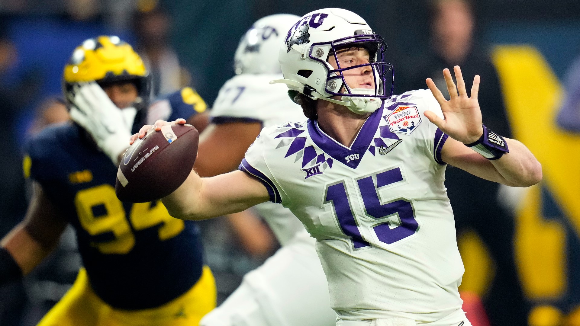 PHOTOS: TCU Horned Frogs vs. Michigan Wolverines in Fiesta Bowl | wfaa.com