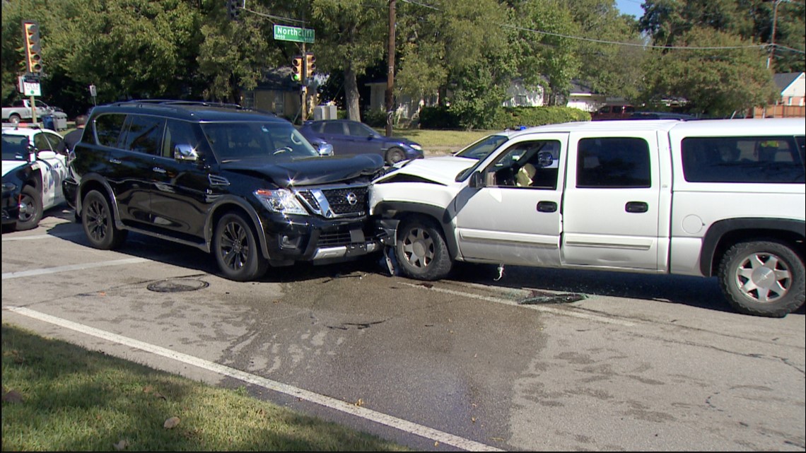 Suspected car thief arrested after Dallas chase, crash | wfaa.com