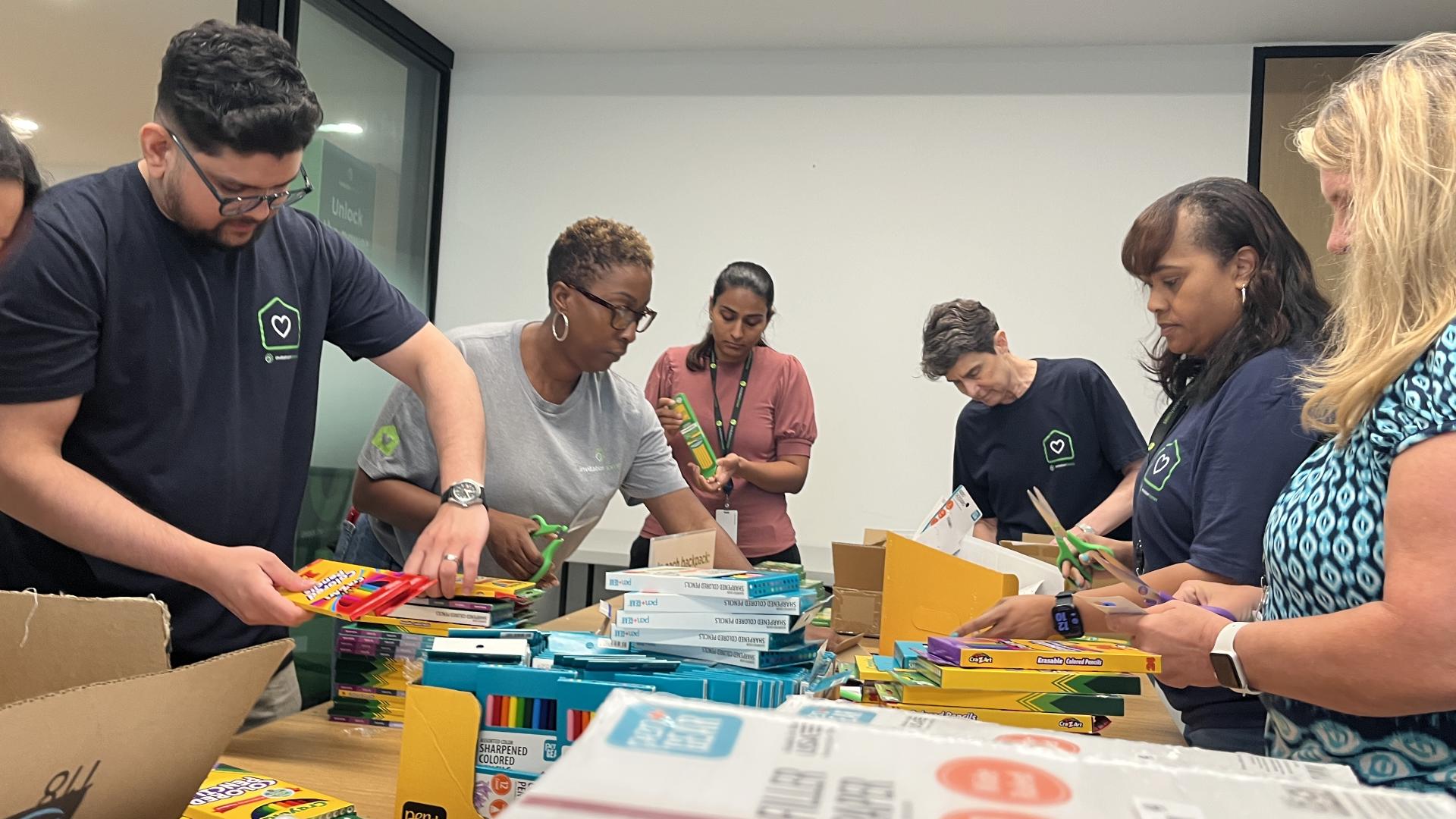 WFAA and Invitation Homes donate 800 backpacks and supplies to Dallas ...