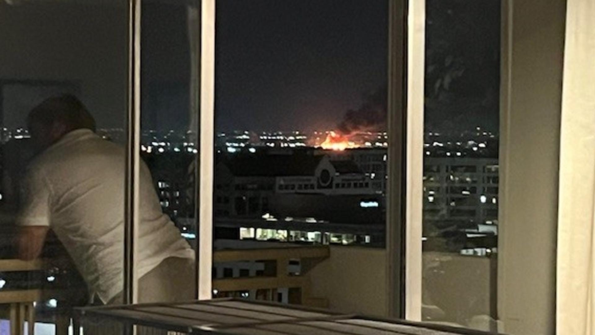 Dallas, Texas fire burns near Love Field, power outage report | wfaa.com