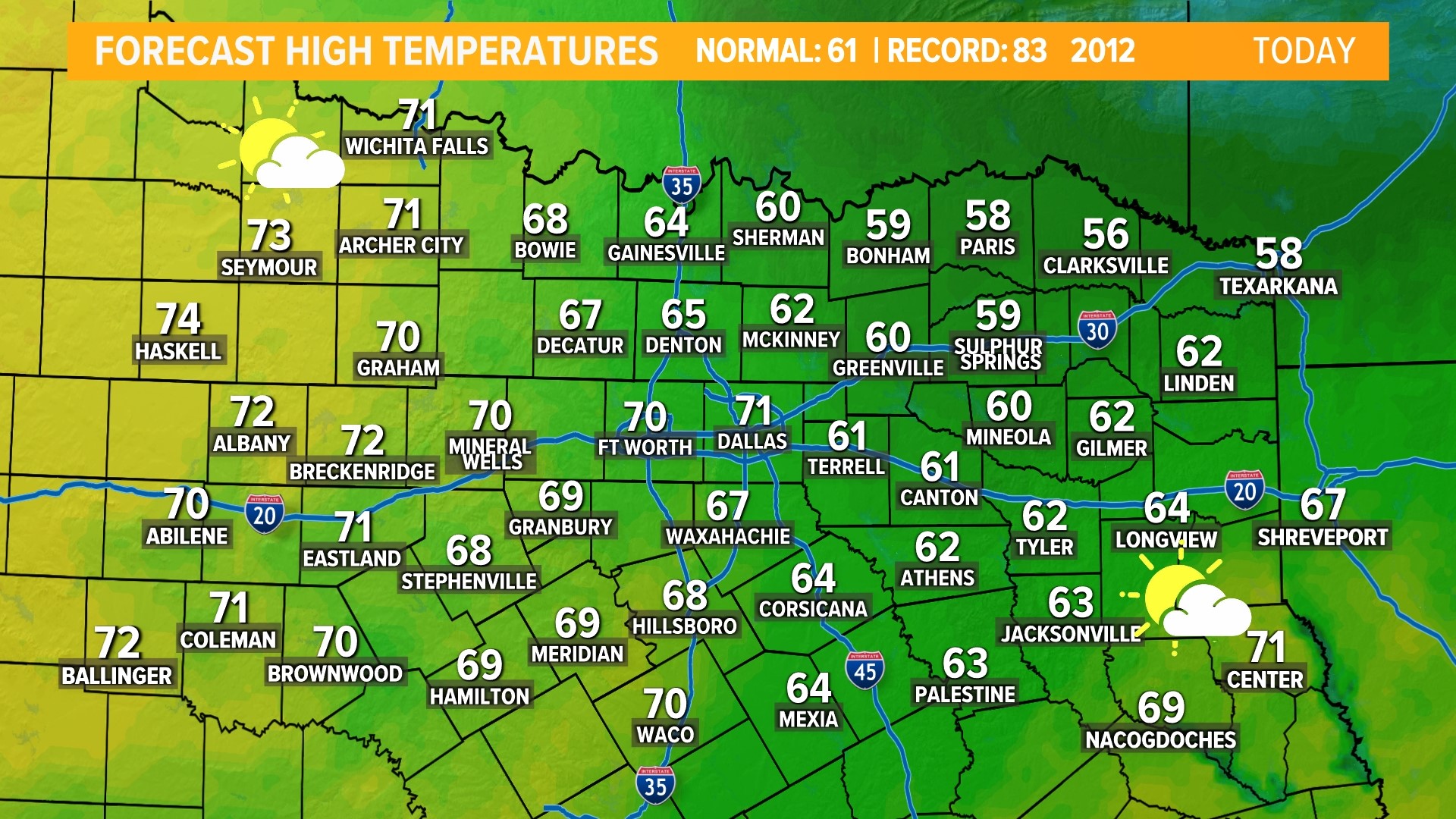 Clima en Dallas Fort Worth ahora: Frente frío llega esta semana | wfaa.com
