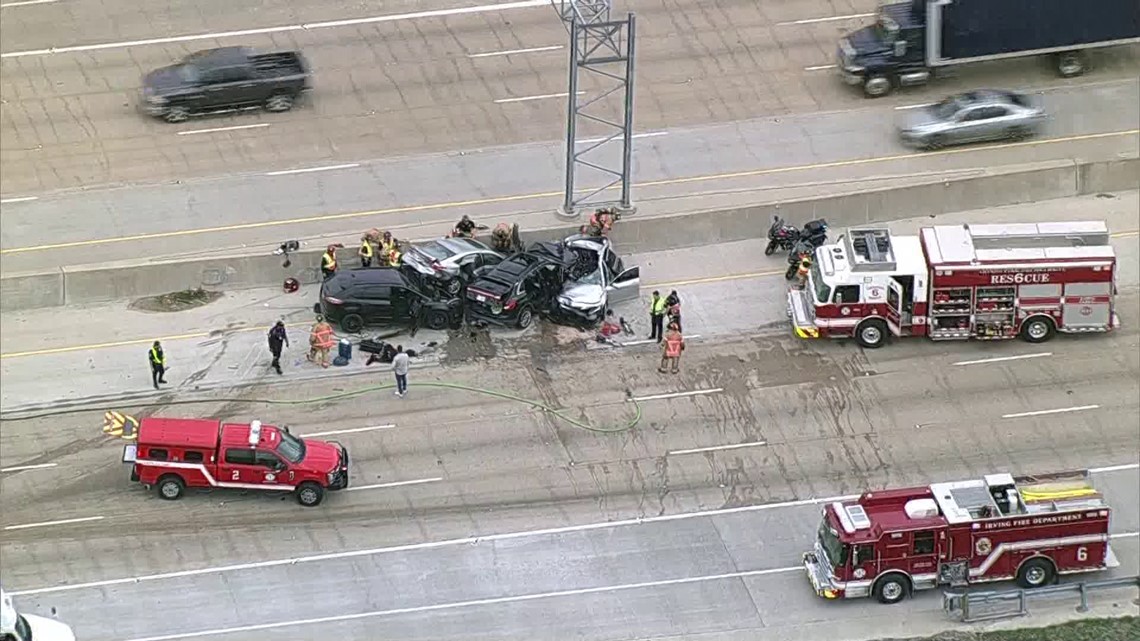 SB State Highway 161 at Walnut Hill in Irving shut down | wfaa.com
