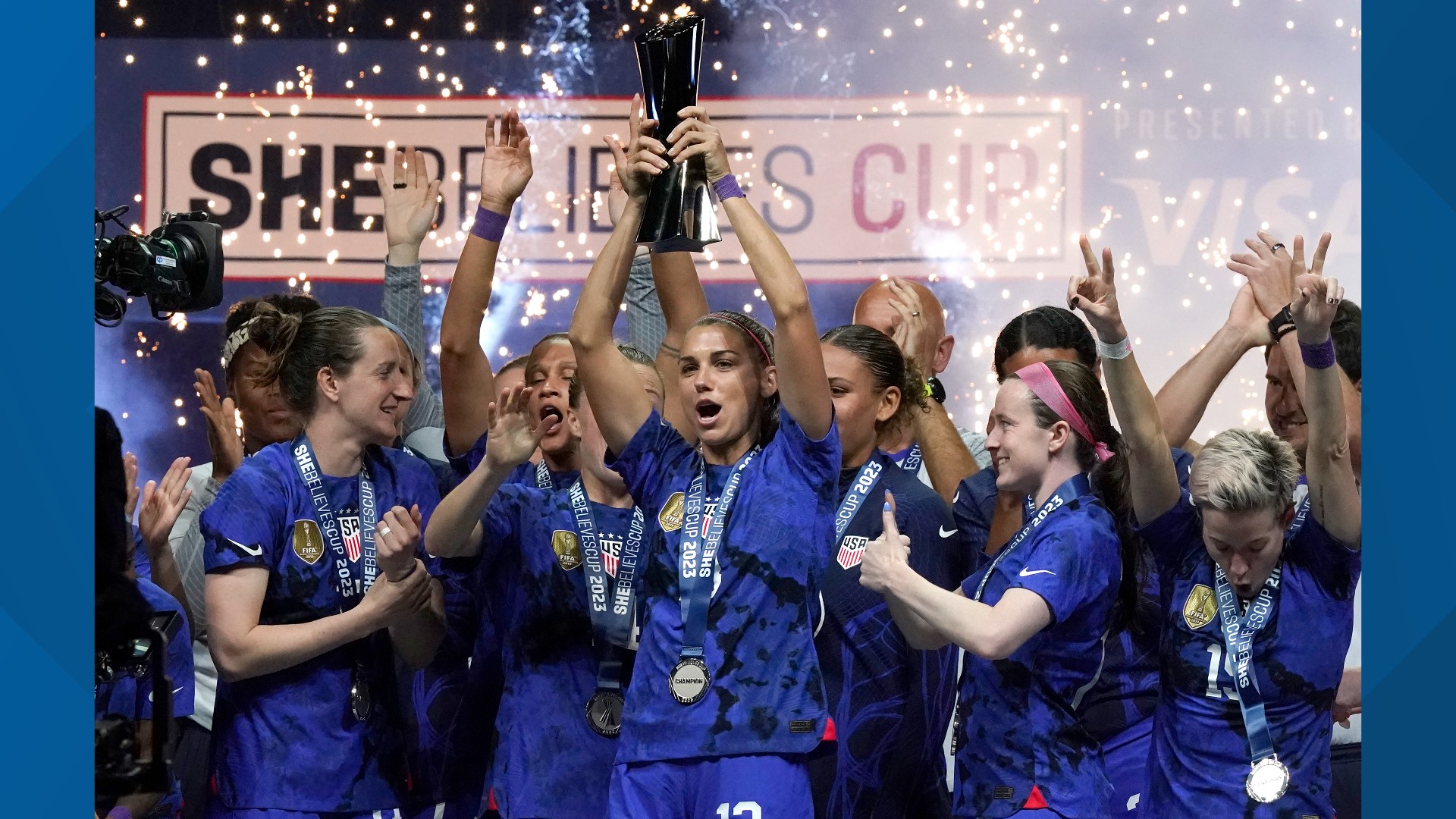 US Women's Soccer wins SheBelieves Cup 2-1 against Brazil | wfaa.com