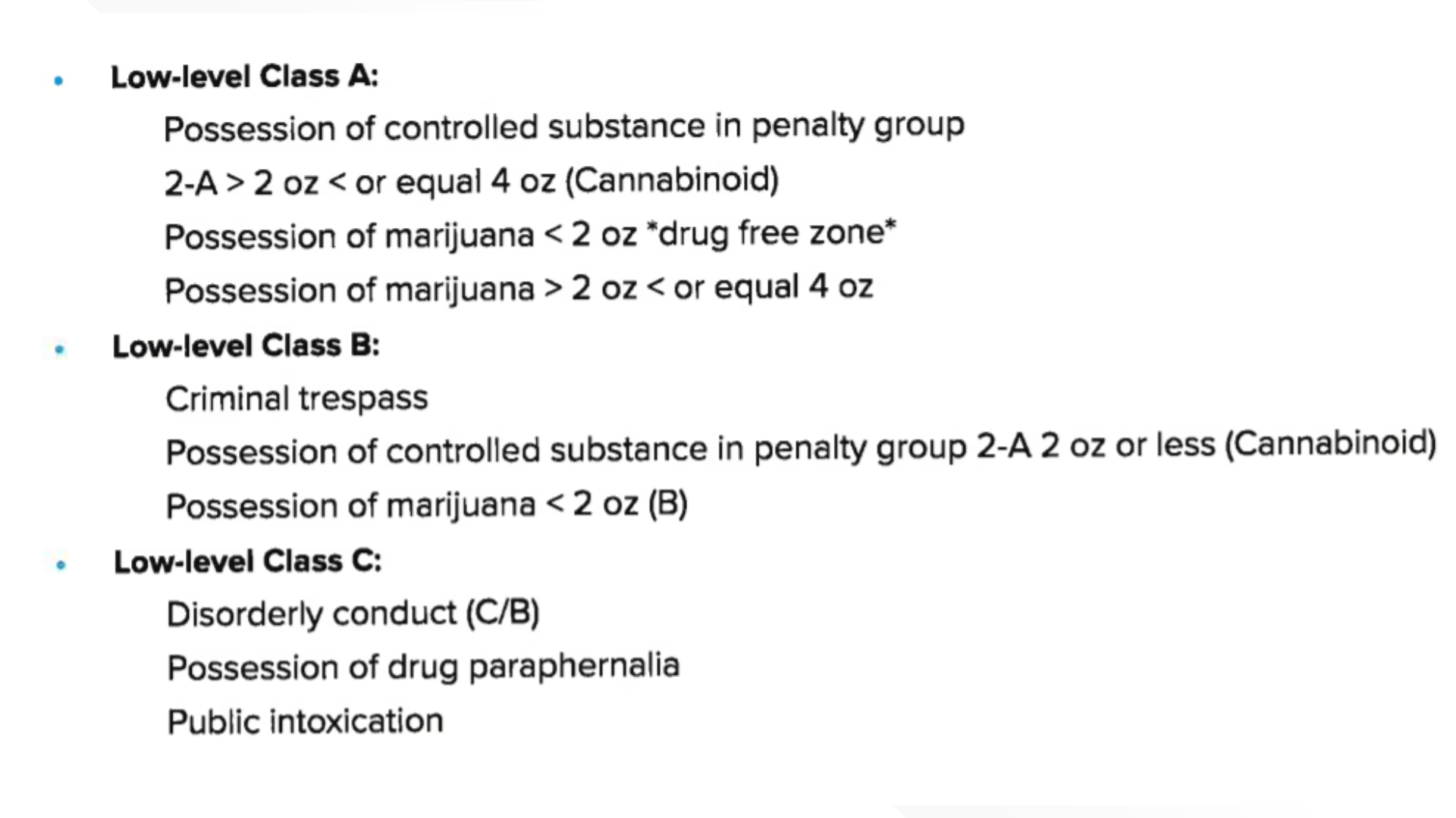 Study reveals findings for low-level offense arrests in Dallas | wfaa.com
