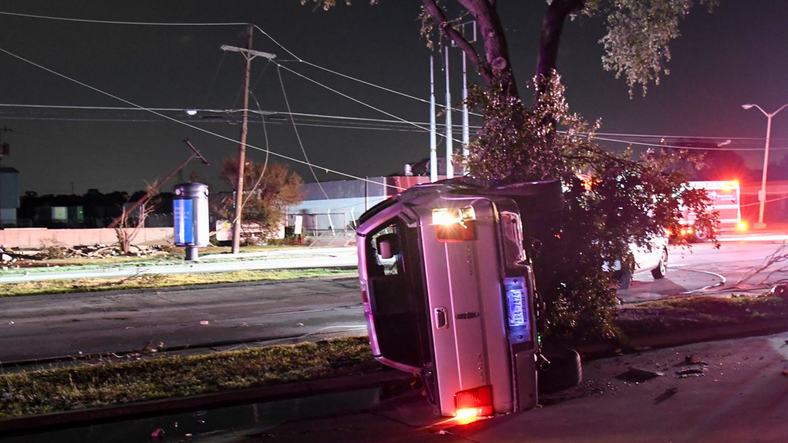 Aerial footage shows storm damage from Dallas to Sachse | wfaa.com