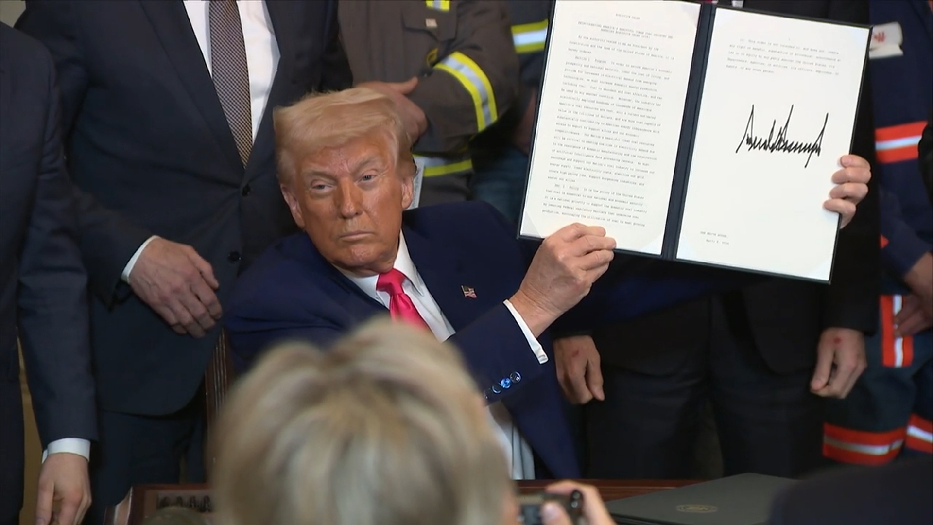 Trump signs orders to boost US coal amid energy demands | wfaa.com