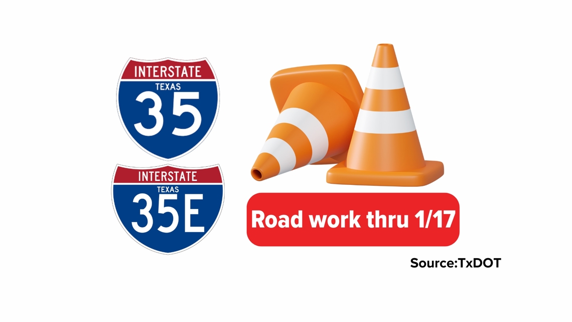 Ongoing lane closures planned along I-35 and I-35E in Denton County ...