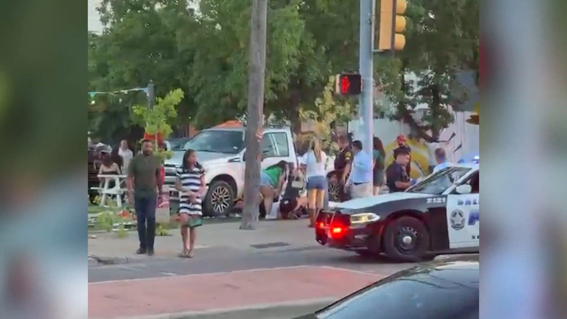 Driver arrested after driving into crowd, injuring multiple people near ...