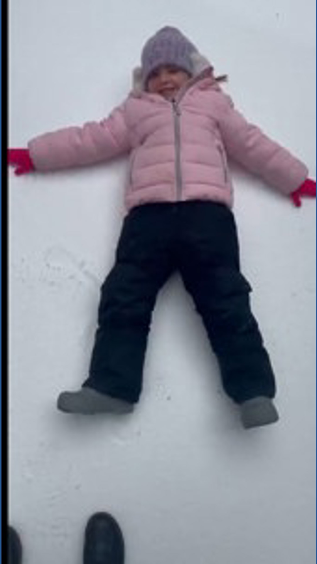 Making snow angels after the Jan. 2026 winter storm in North Texas ...