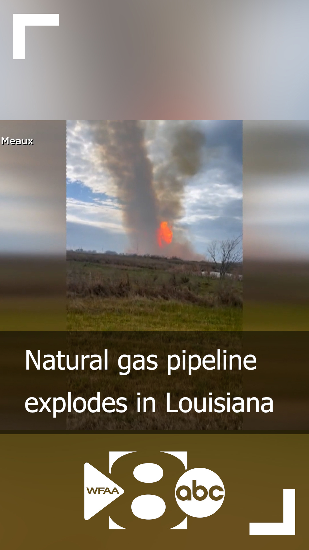Natural gas pipeline explodes in Louisiana | wfaa.com
