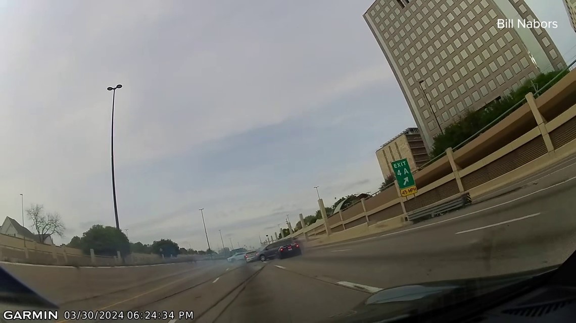 Rashee Rice: Dashcam footage shows multi-vehicle crash allegedly ...