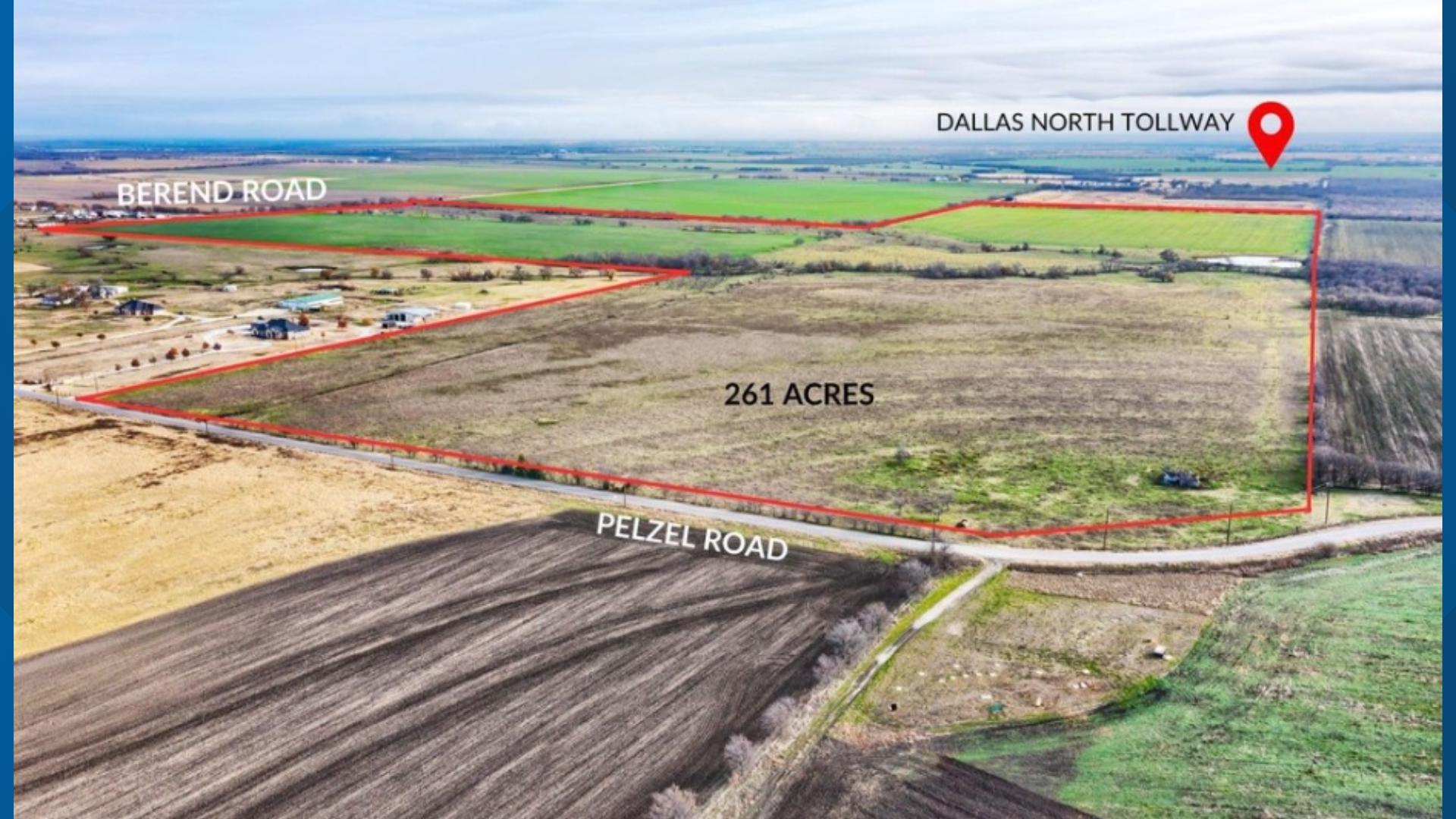 Expansion sparks land sale one hour north of Dallas | wfaa.com