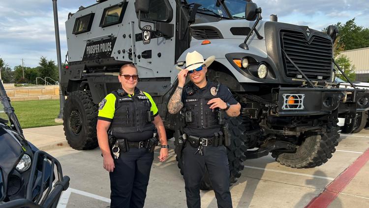 Prosper Police Department vehicle at car show draws reaction | wfaa.com