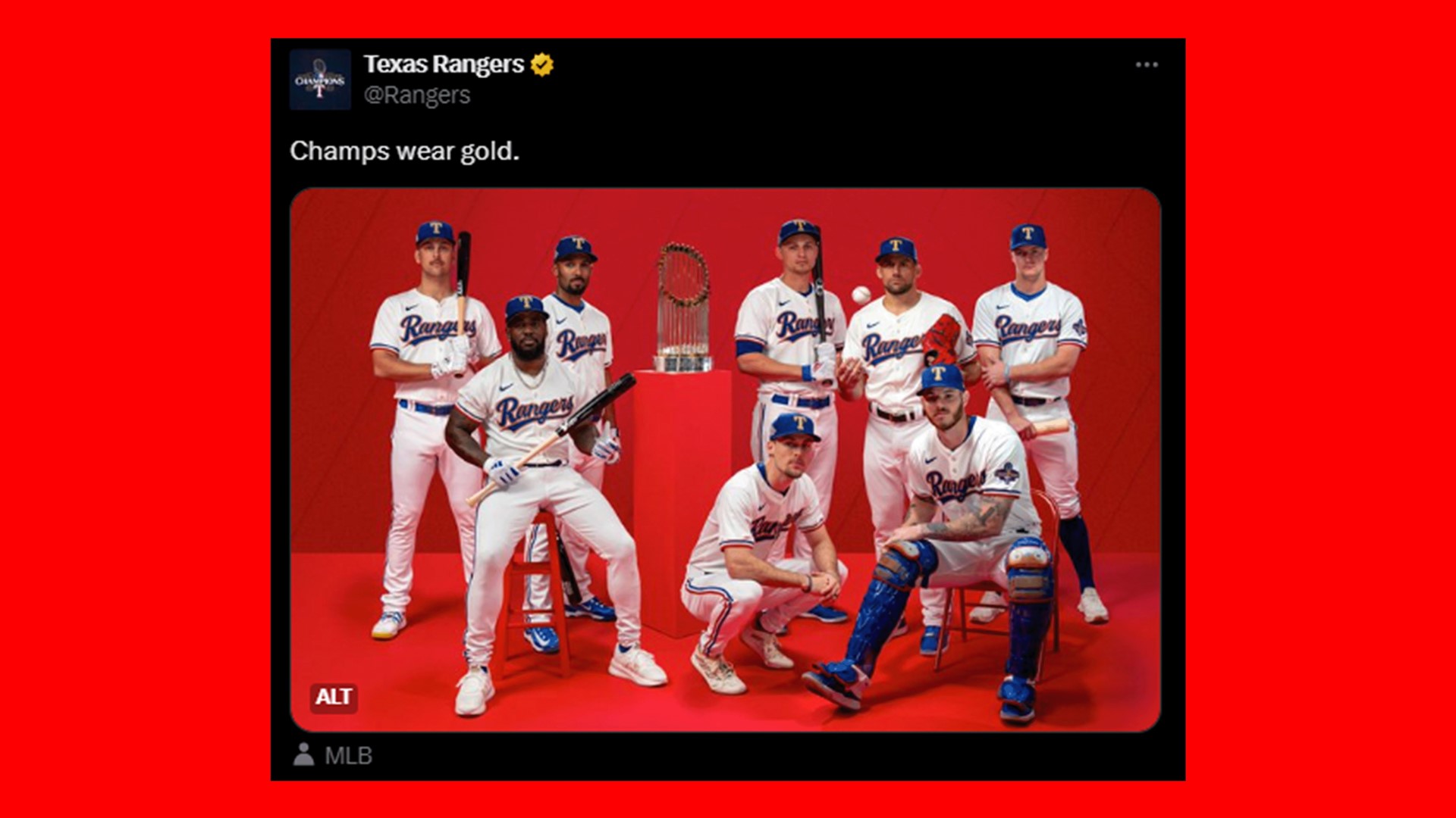 Texas Rangers gold jerseys: World Series uniforms revealed | wfaa.com