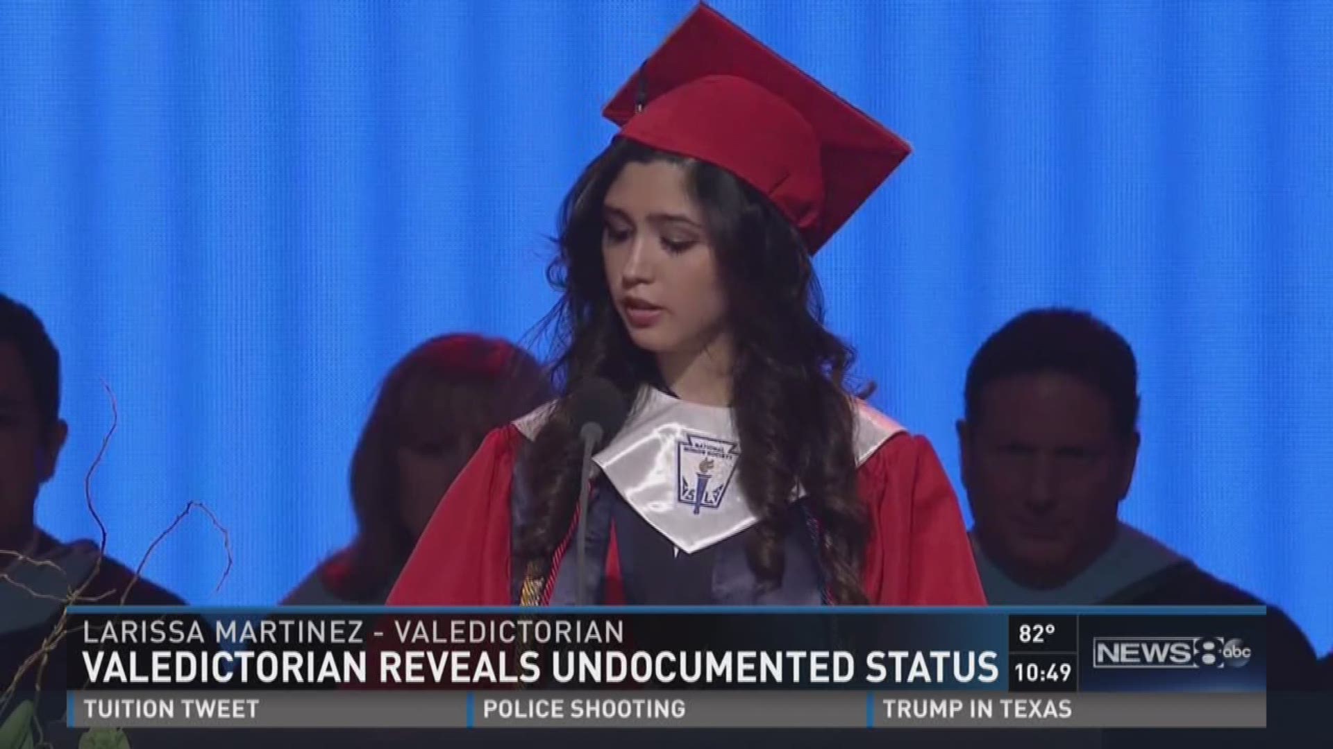 High school valedictorian reveals undocumented status in speech | wfaa.com