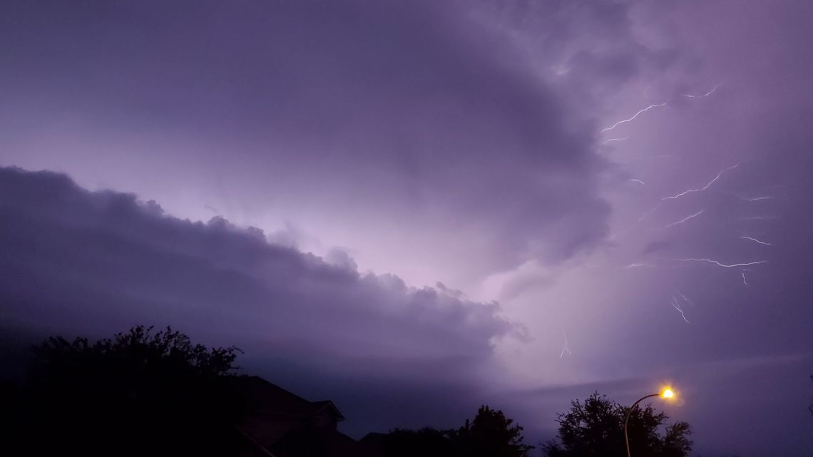 Photos: Intense lightning, trees down during severe storms Oct. 10 ...