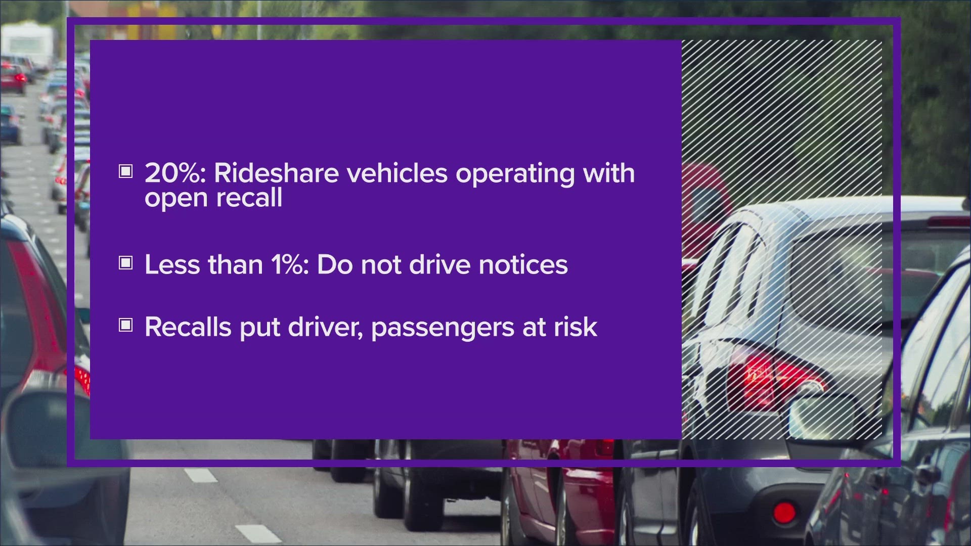 As many as 20% of Texas rideshare vehicles are operating with an open ...