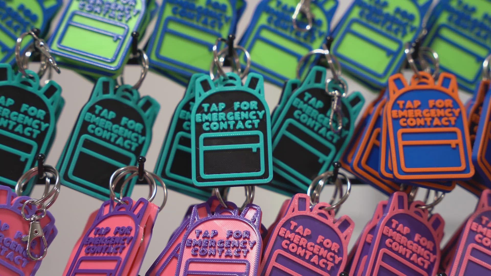 Texas mom creates NFC keychains for emergency school contact | wfaa.com