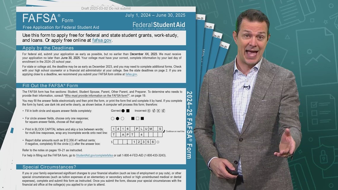 Website issues with FAFSA 'soft launch' form: What to know | wfaa.com