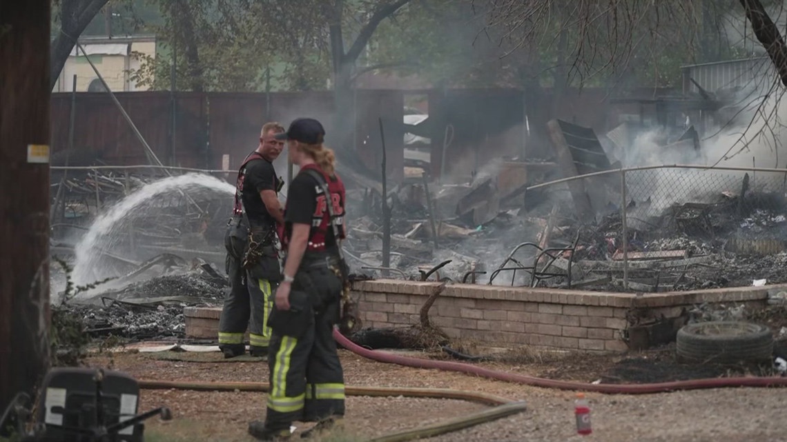 Three homes destroyed in fire near Little Elm, officials say | wfaa.com