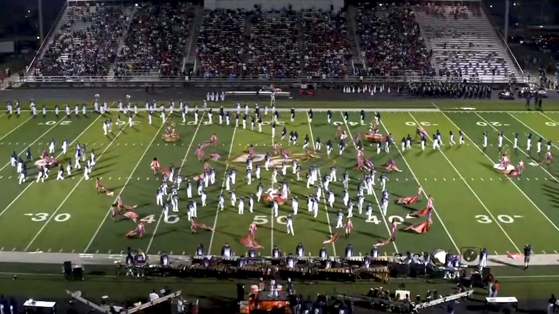 Duncanville High School Marching Band halftime performance (October 11 ...