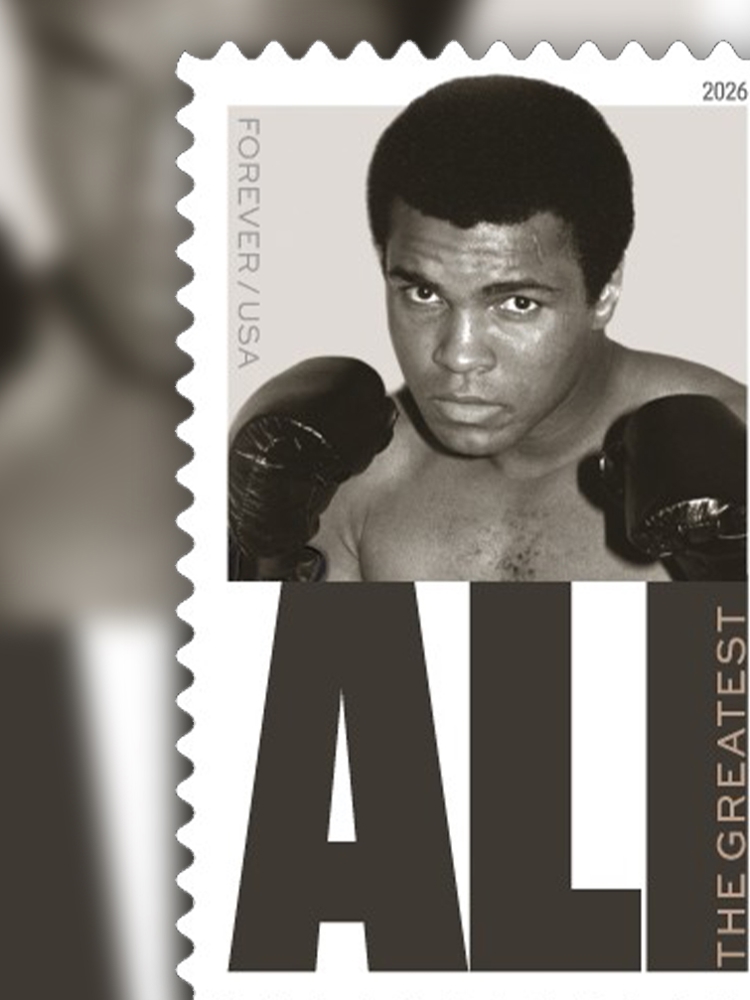 USPS to honor Muhammad Ali with commemorative stamps in 2026 | wfaa.com
