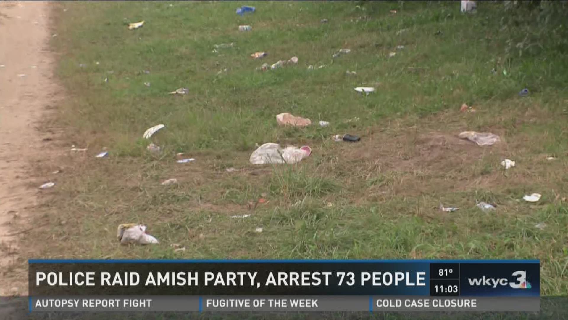 Police raid Amish party in Ohio field, arrest 73 people | wfaa.com