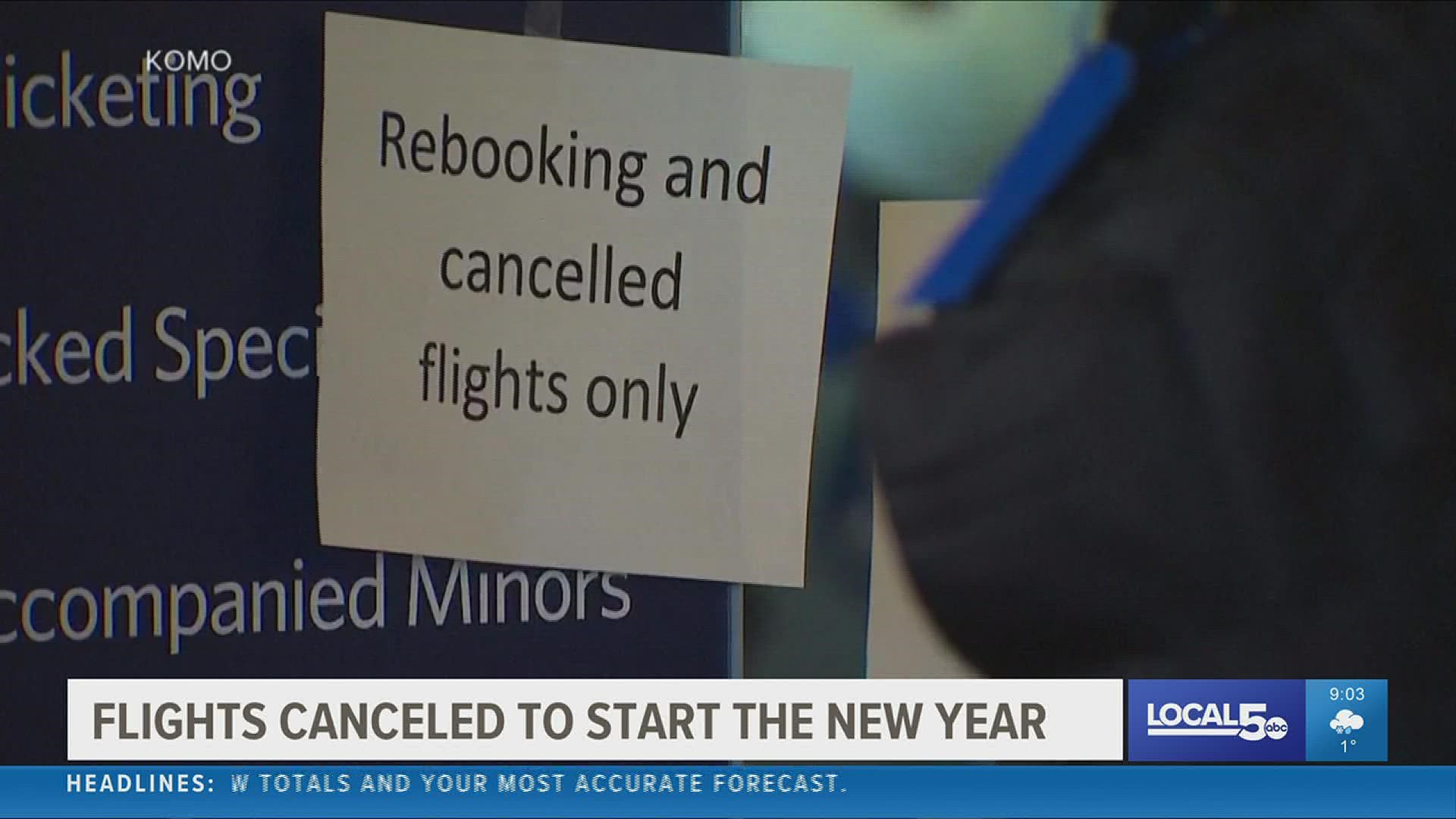 Flights canceled Sunday: Here are the latest numbers | wfaa.com