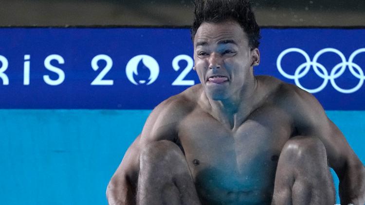 Entertaining diving facial expressions from the Paris Olympics | wfaa.com