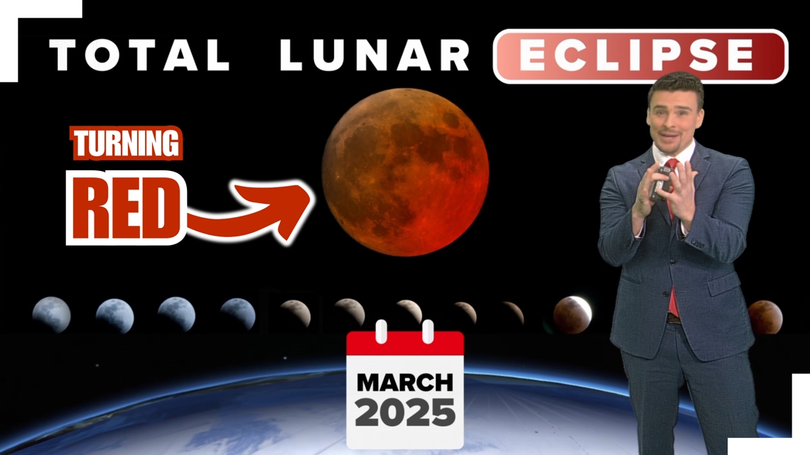 Total Lunar Eclipse coming tonight | Full moon turns blood red | wfaa.com