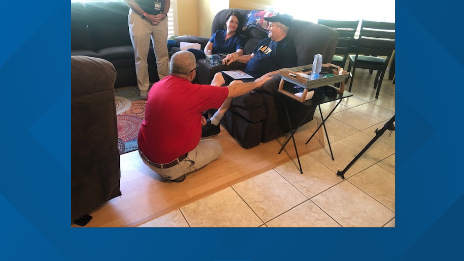Georgia priest gives Semper Fi goodbye to veterans in hospice | wfaa.com